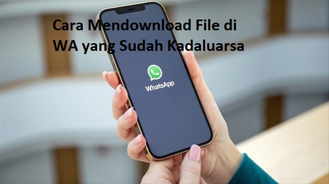 Cara Mendownload File di WA yang Sudah Kadaluarsa, Mudah dan Ampuh
